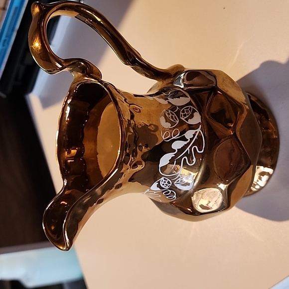 Wade | Dining | Vintage Wade Goldtoned Creamer Pitcher With Fall Decor ...